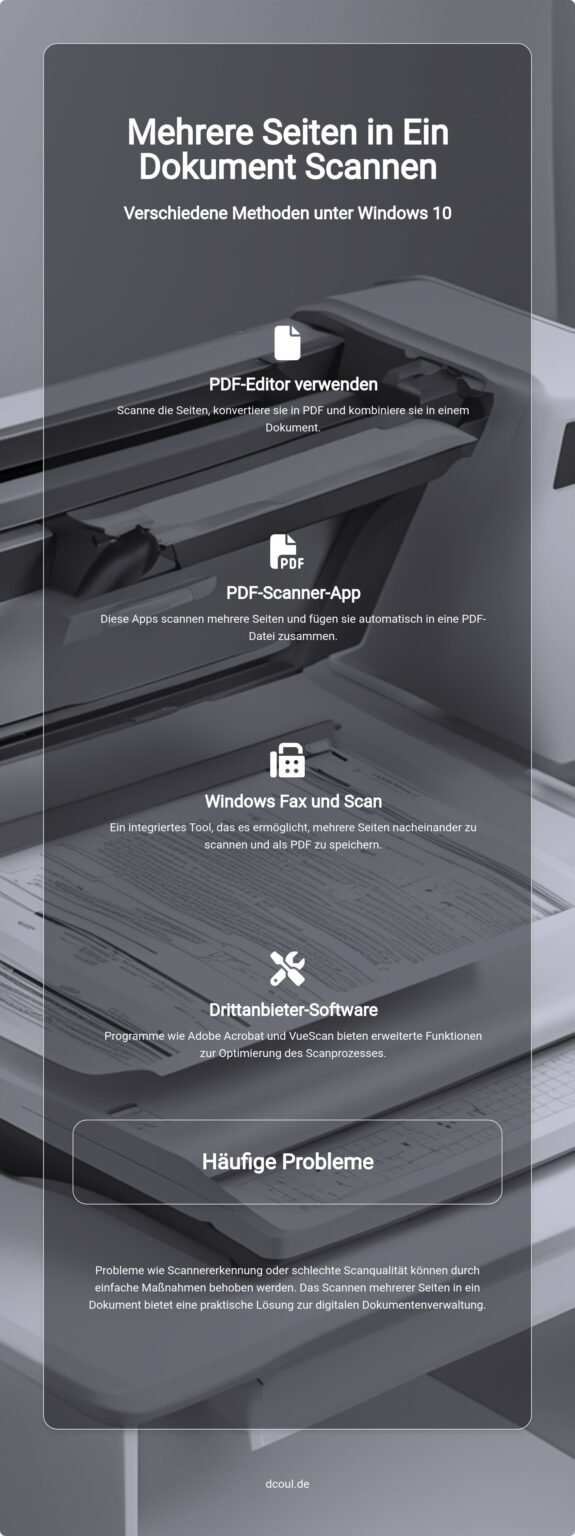 Windows Scan: Seiten in Ein Dokument - Anleitung - dcoul.de