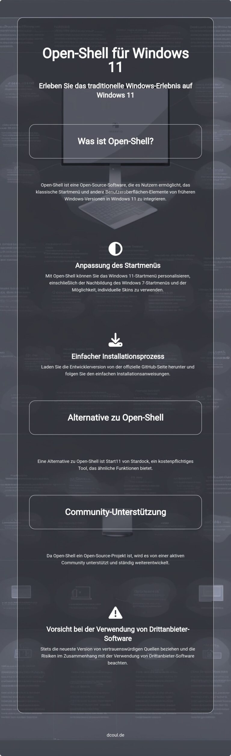 Classic Shell Windows 11: Guide für nahtlose Anpassung - dcoul.de