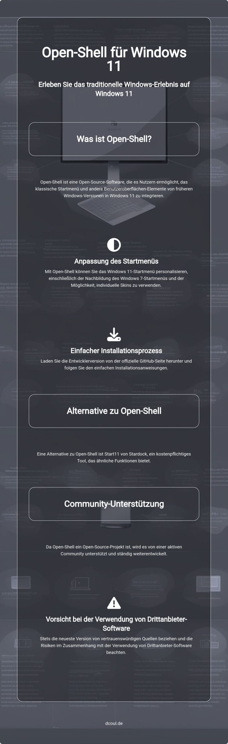 Classic Shell Windows 11: Guide für nahtlose Anpassung - dcoul.de