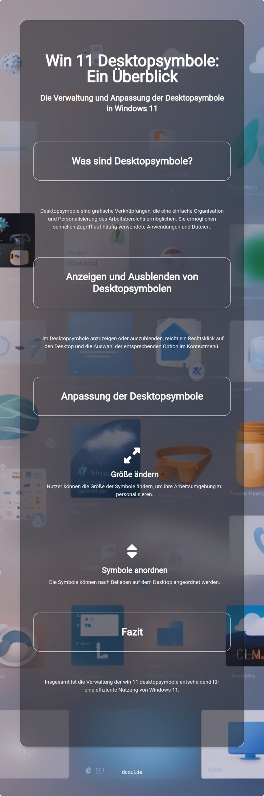 Ultimativer Leitfaden zu Win 11 Desktopsymbole - Einfach - dcoul.de