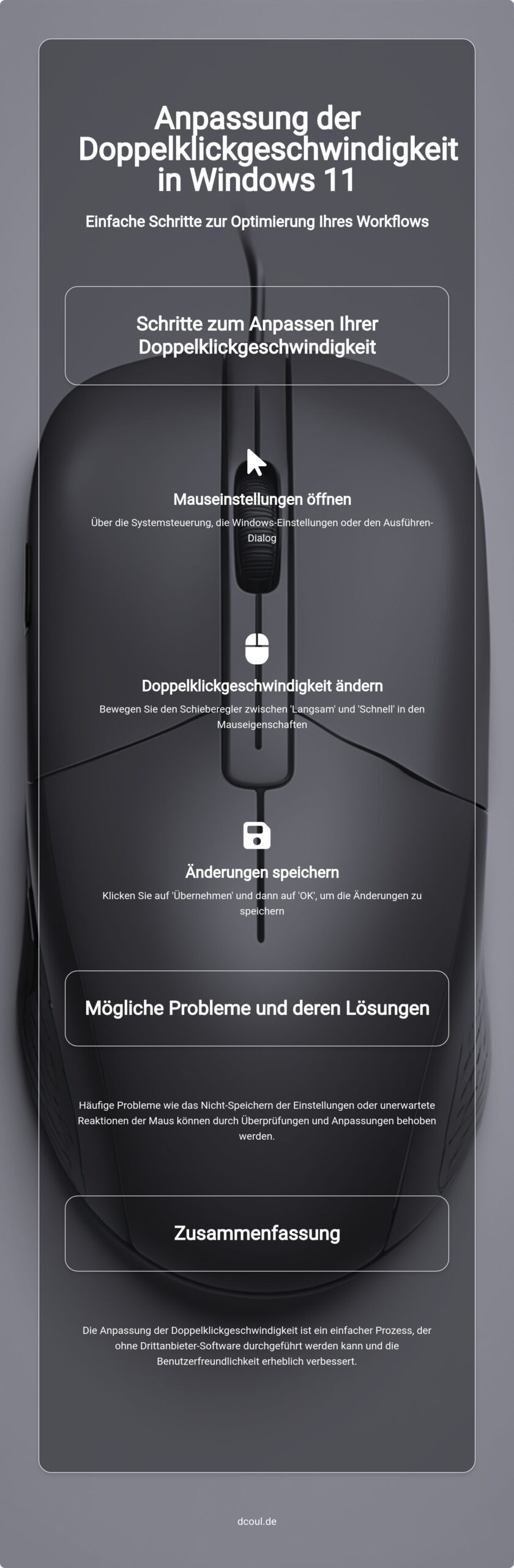 Anleitung: Doppelklick Maus Einstellen Windows 11 - Präzise, Schnell ...